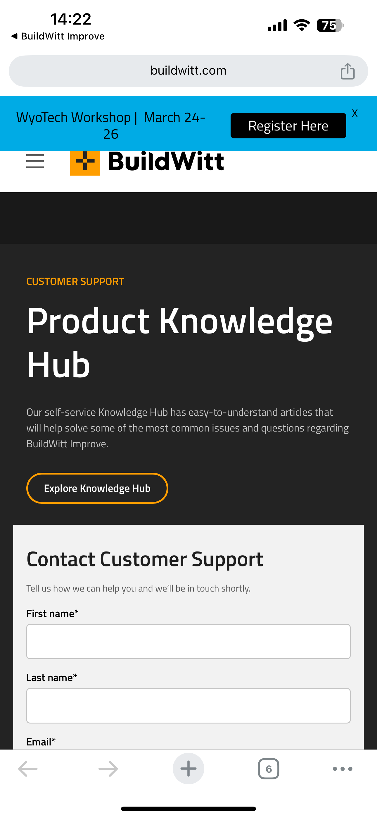 How to reach out to support?